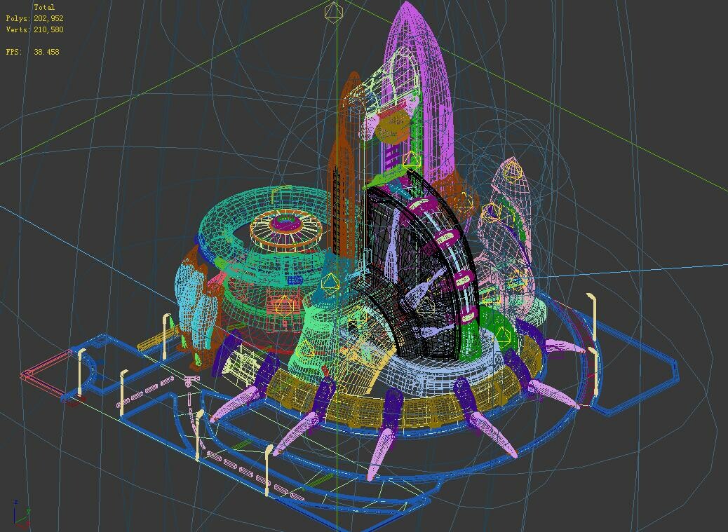 ArtStation - Future World - City Center | Game Assets