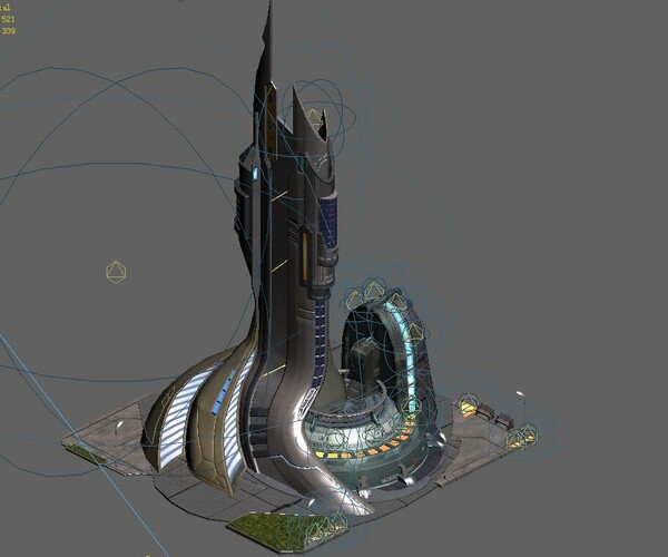 ArtStation - Future world - power system | Game Assets