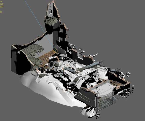 ArtStation - Future World - Ruins 06 | Game Assets