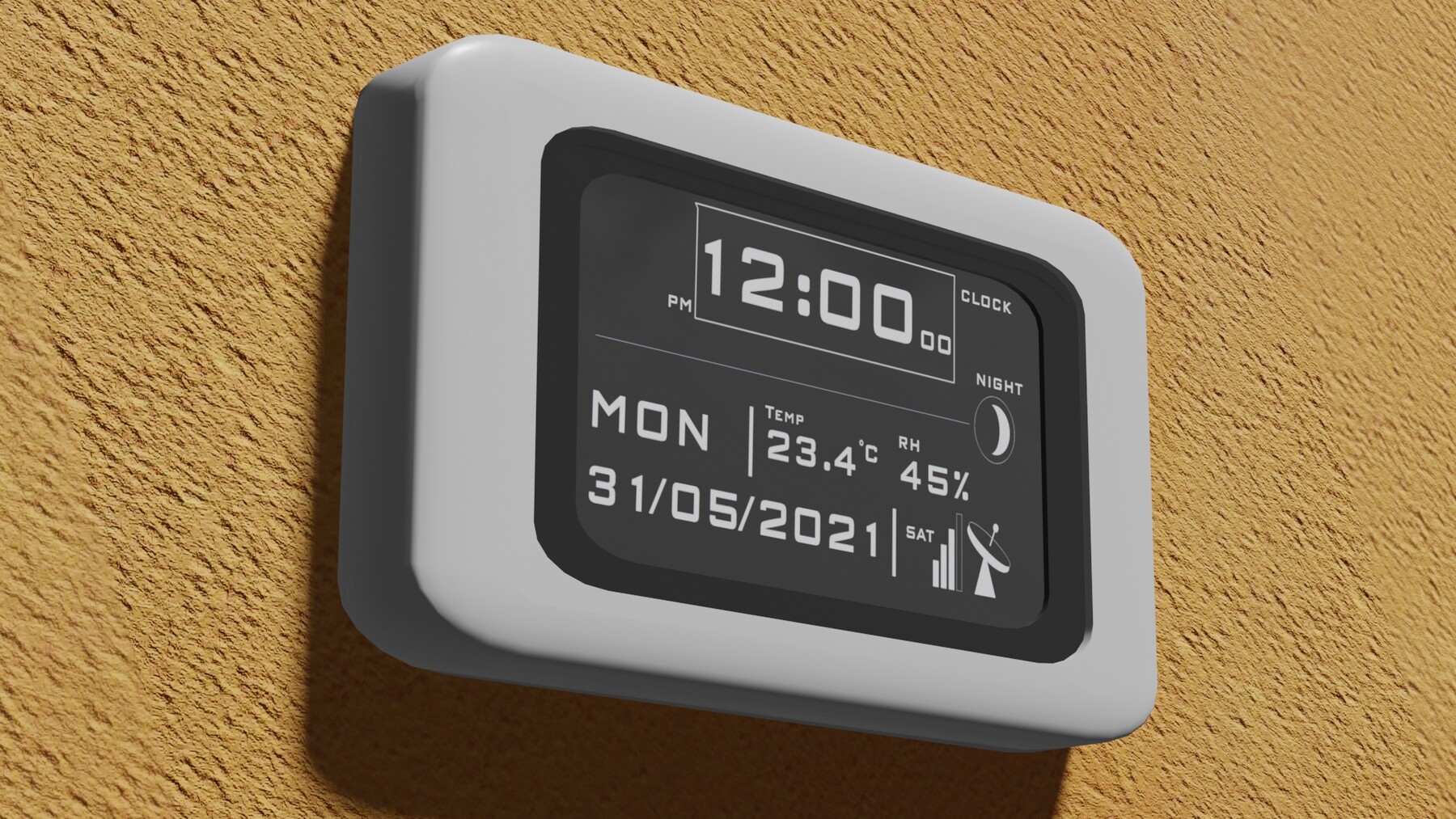 ArtStation - Modern Clock 3D-Model | Game Assets