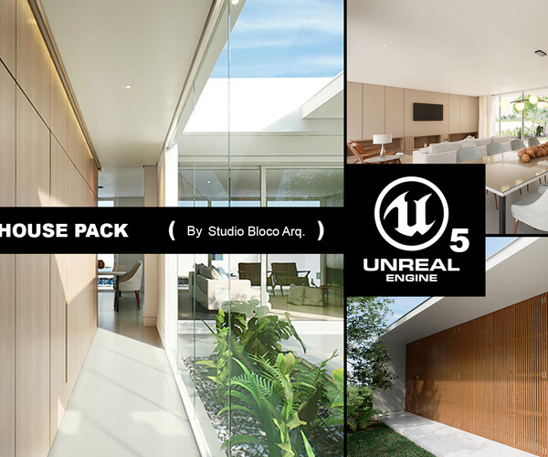ArtStation - Realistic House Project Pack 02 ( UE5 ) and ( UE4 ) Files ...