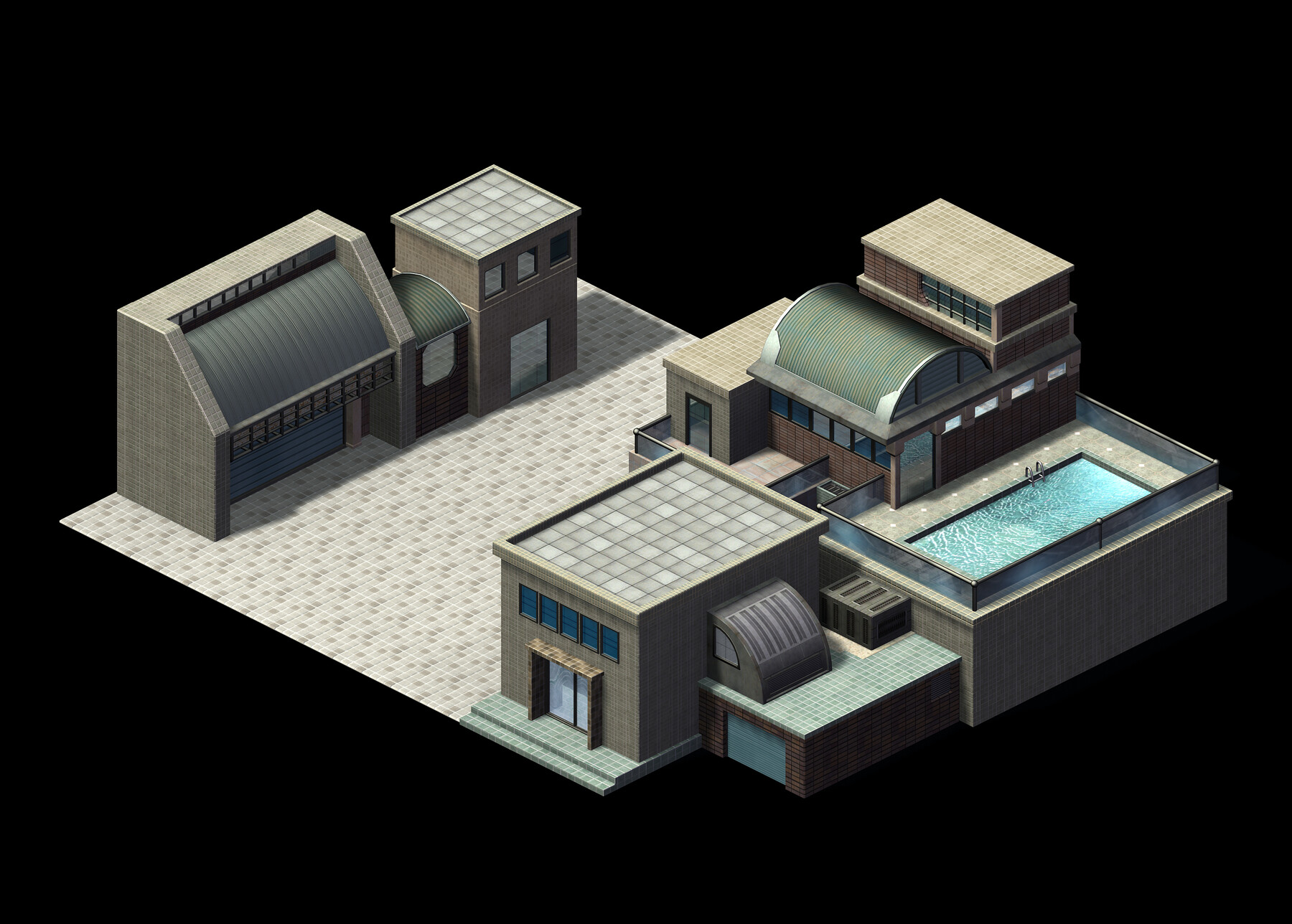 ArtStation - Future World - Black Market 04 | Game Assets