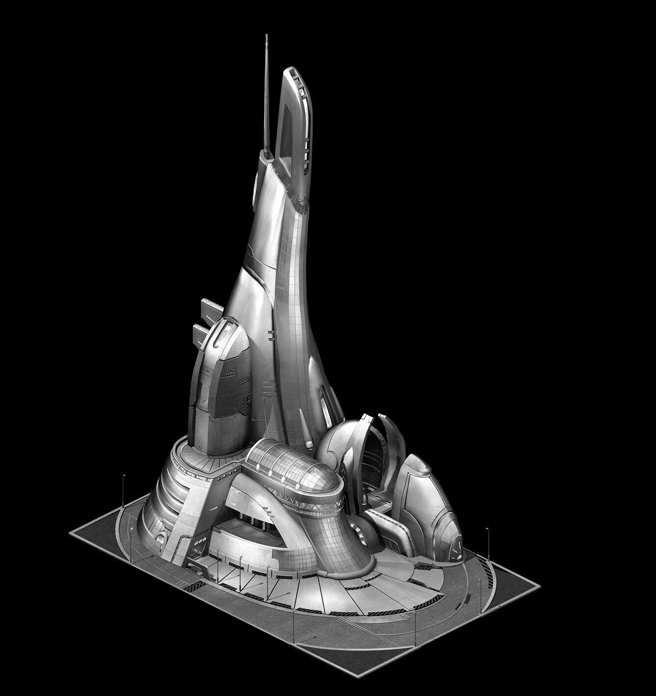 ArtStation - Future World - Robot Factory 01 | Game Assets