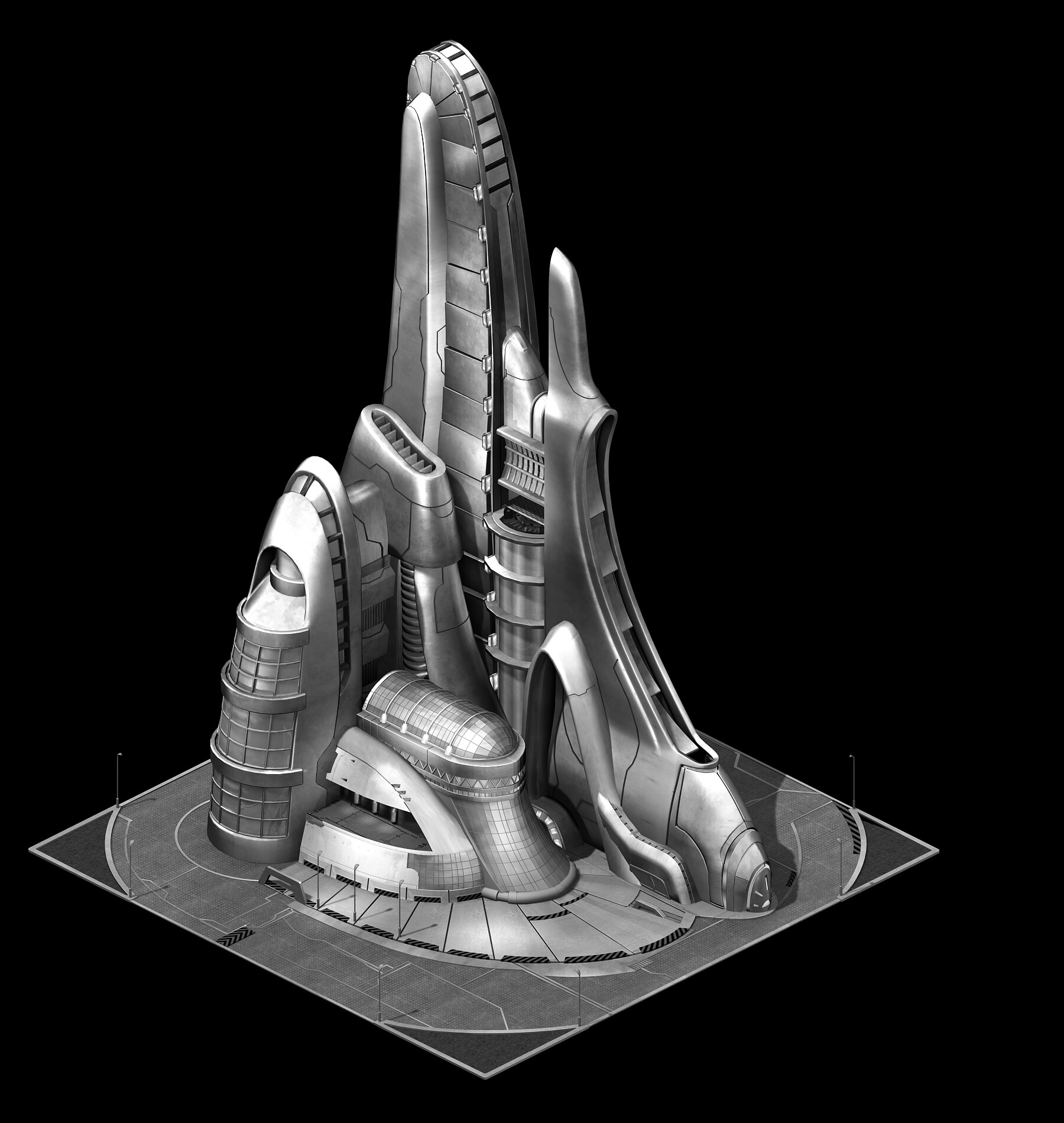 ArtStation - Future World - Robot Factory 04 | Game Assets