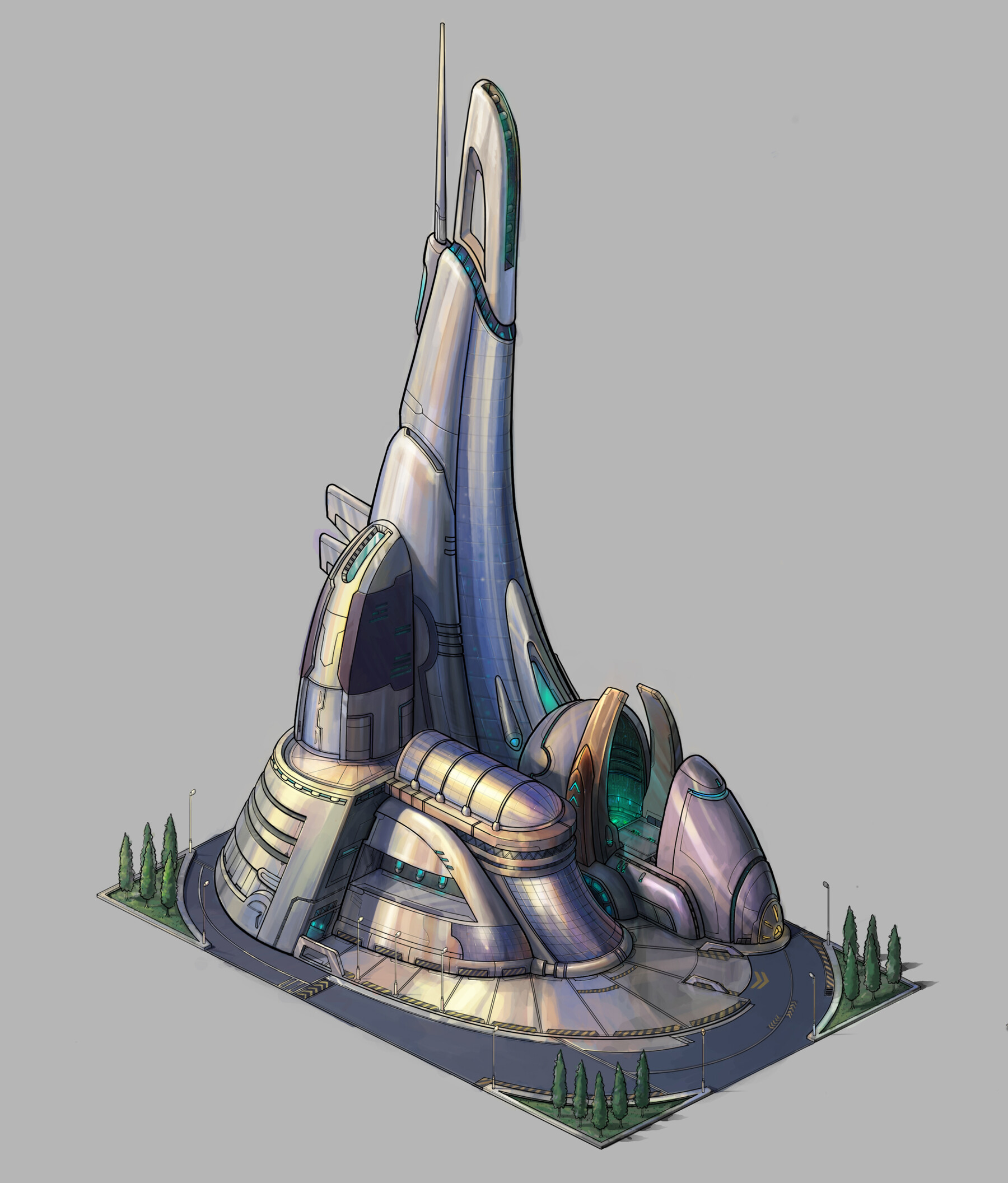 ArtStation - Future World - Robot Factory 04 | Game Assets