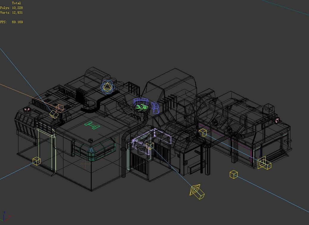 ArtStation - Future World - Machinery 01 | Game Assets