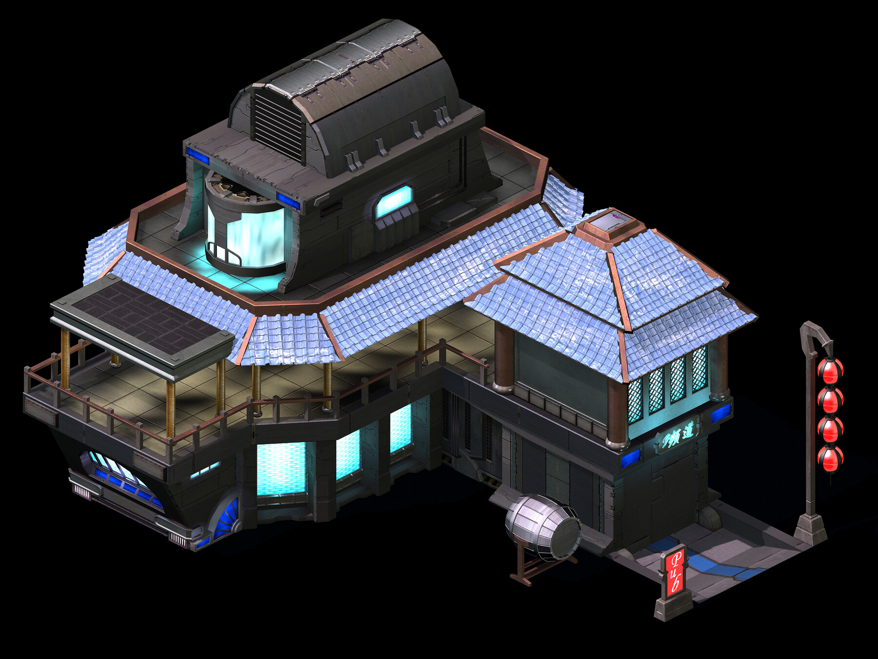 ArtStation - Future World - Bar 01 | Game Assets