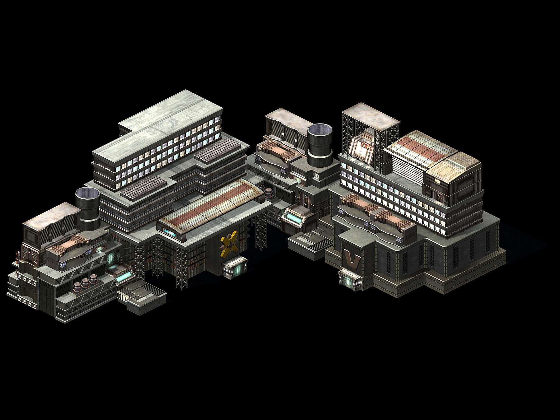 ArtStation - Future World - Residential Area 02 | Game Assets