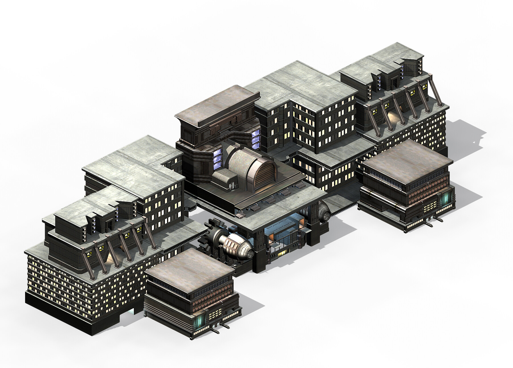 ArtStation - Future World - Residential Area 11 | Game Assets