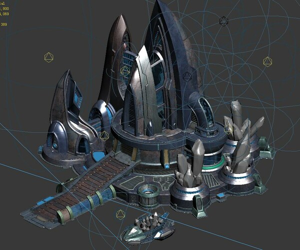ArtStation - Future World - Crystal Energy - Architecture | Game Assets