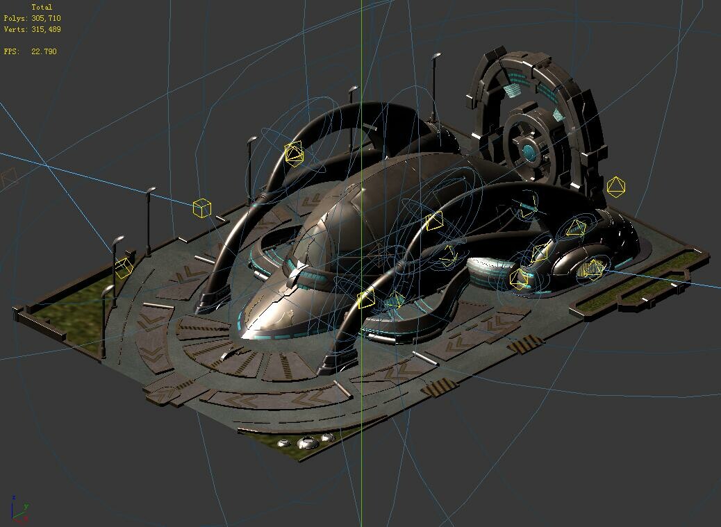 ArtStation - Future-tactical training ground | Game Assets