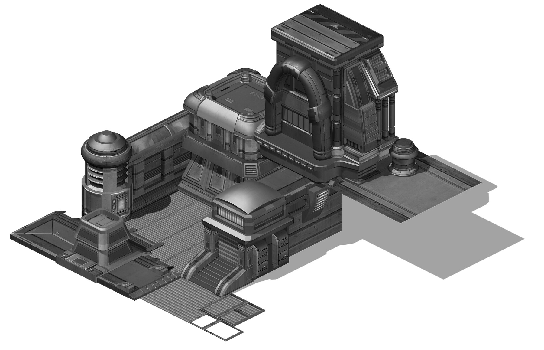 ArtStation - Machinery factory - construction | Game Assets