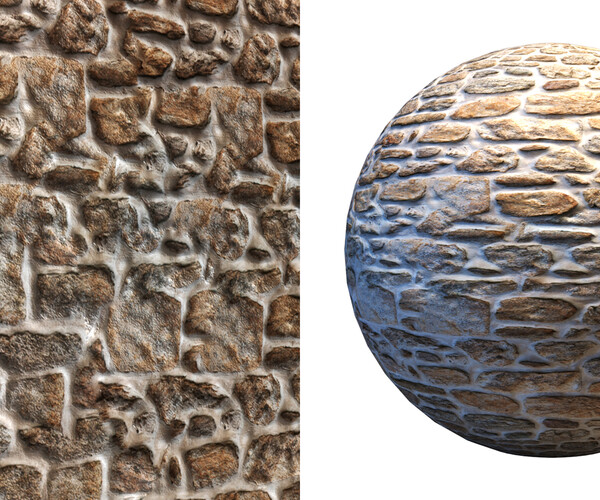 ArtStation - 10 stone PBR texture & mtl | Resources