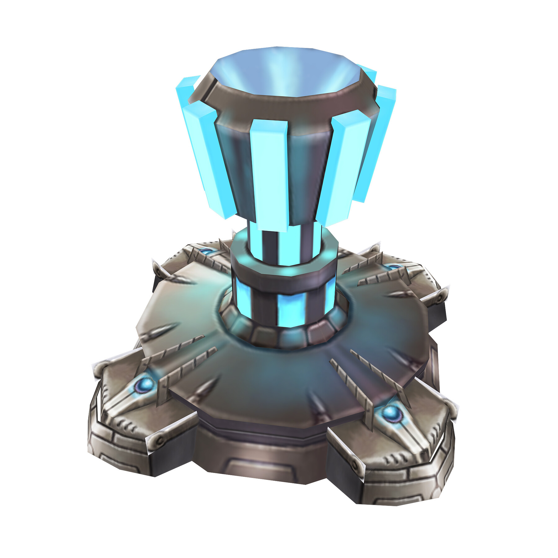 ArtStation - Rotating turret - electric shock type 01 | Game Assets