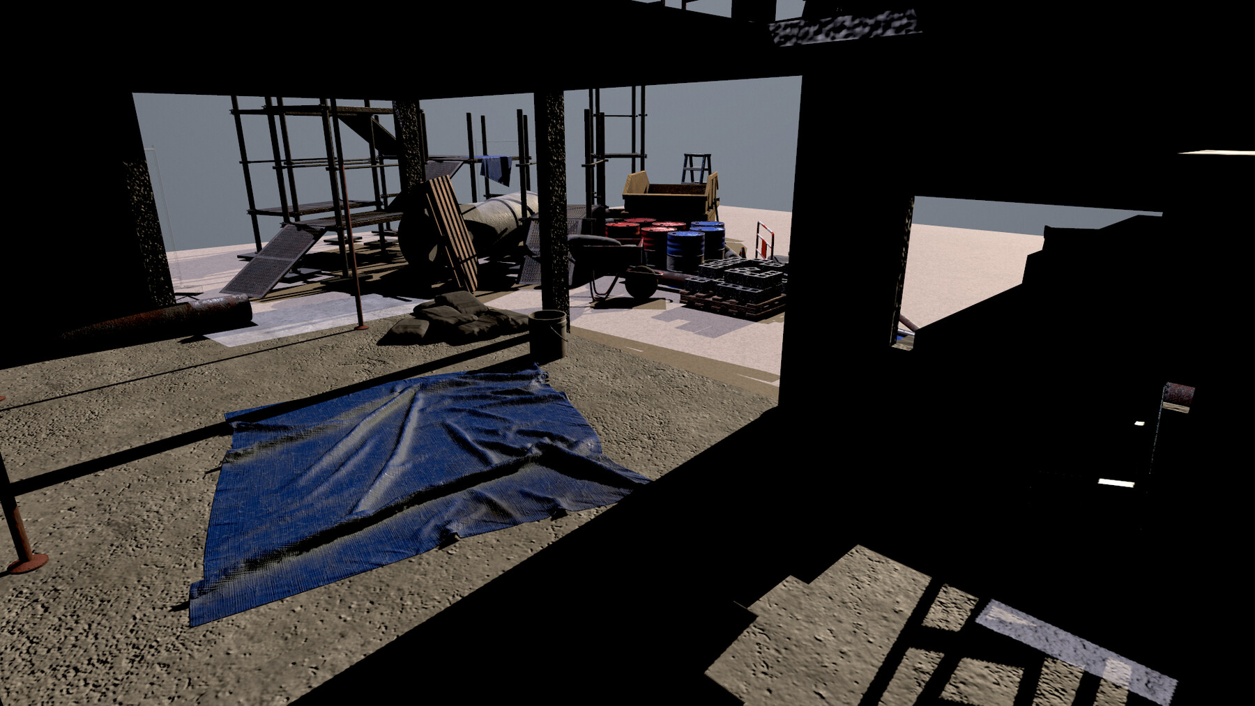 ArtStation - Full set construction site | Game Assets