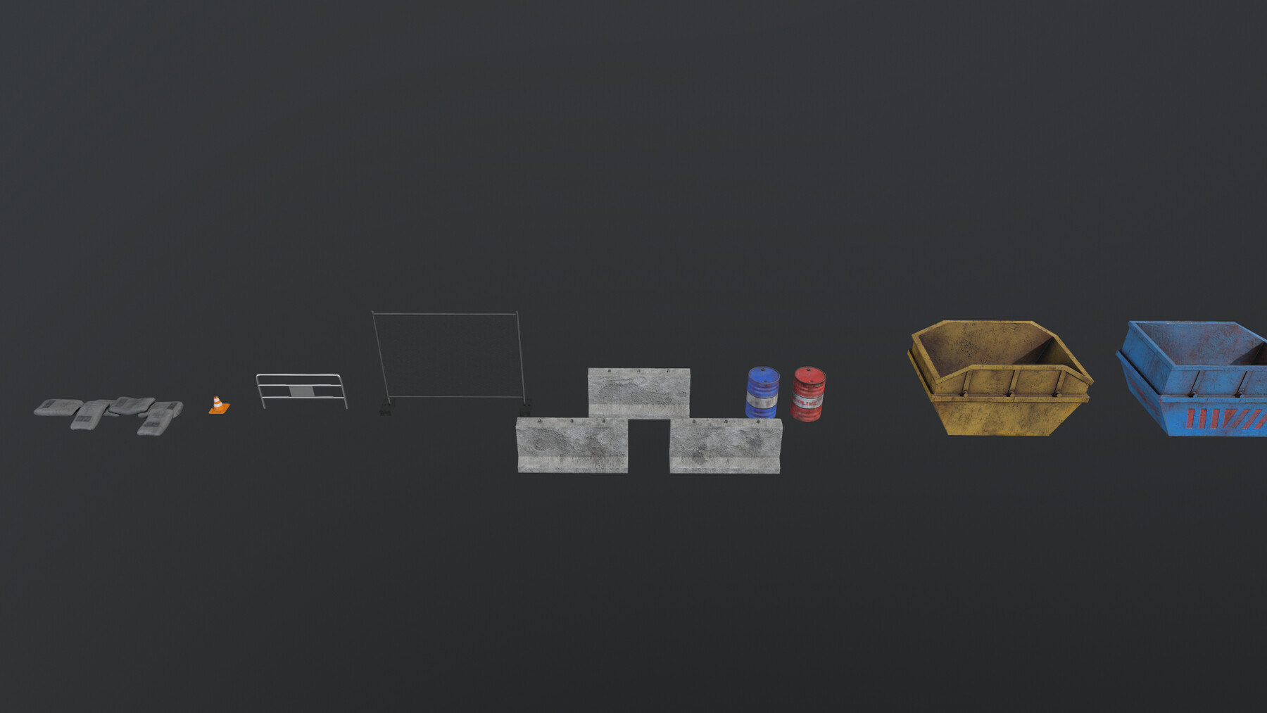 ArtStation - Full set construction site | Game Assets