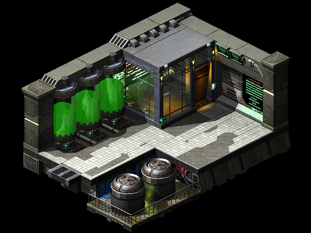 ArtStation - Sci Fi Building-Science Academy 04 | Game Assets