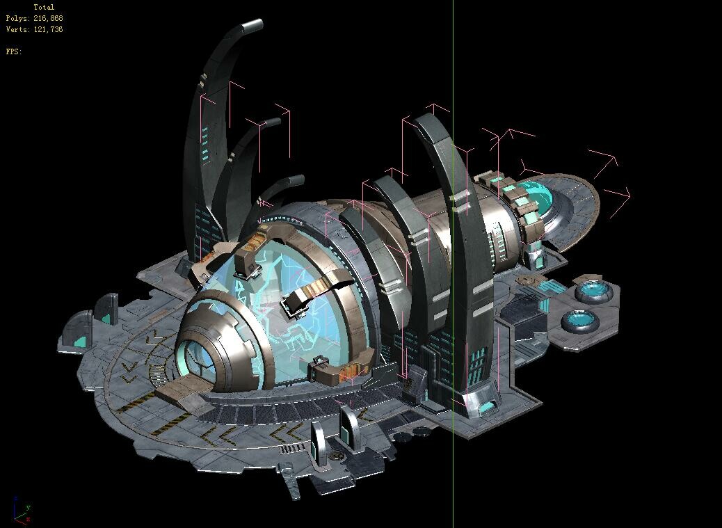 ArtStation - Hyperspace Laboratory 01 | Game Assets