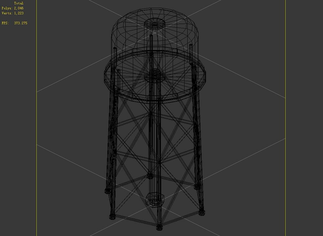 ArtStation - City-water tower 01 | Game Assets