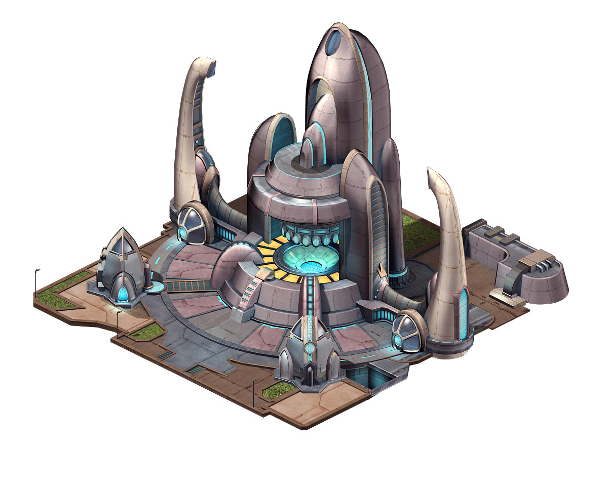 ArtStation - Spaceship - Endurance Module Study 03 | Game Assets