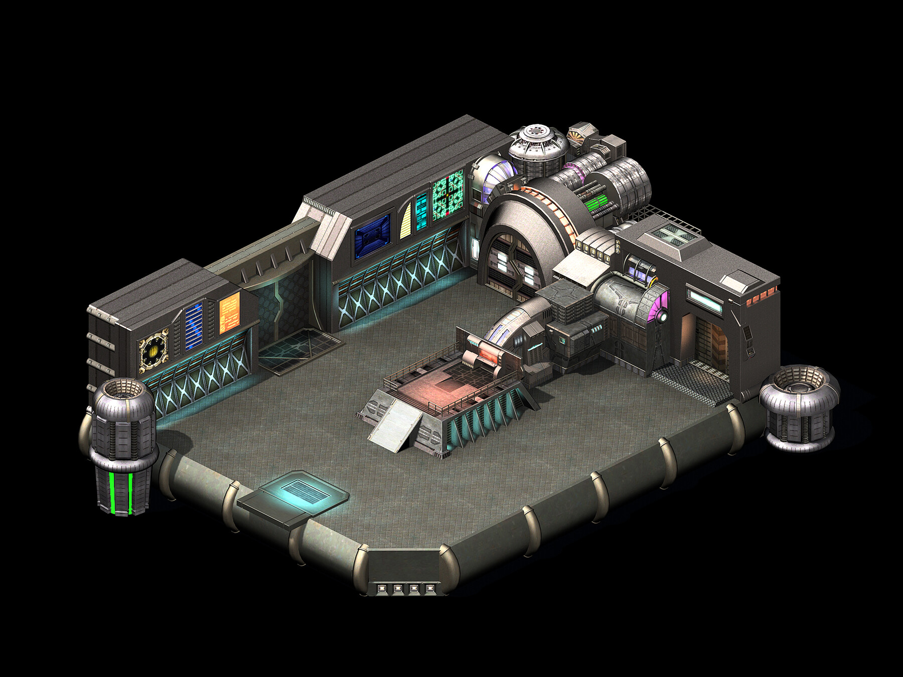 ArtStation - Sci Fi Building - Academy of Sciences Interior 02 | Game ...