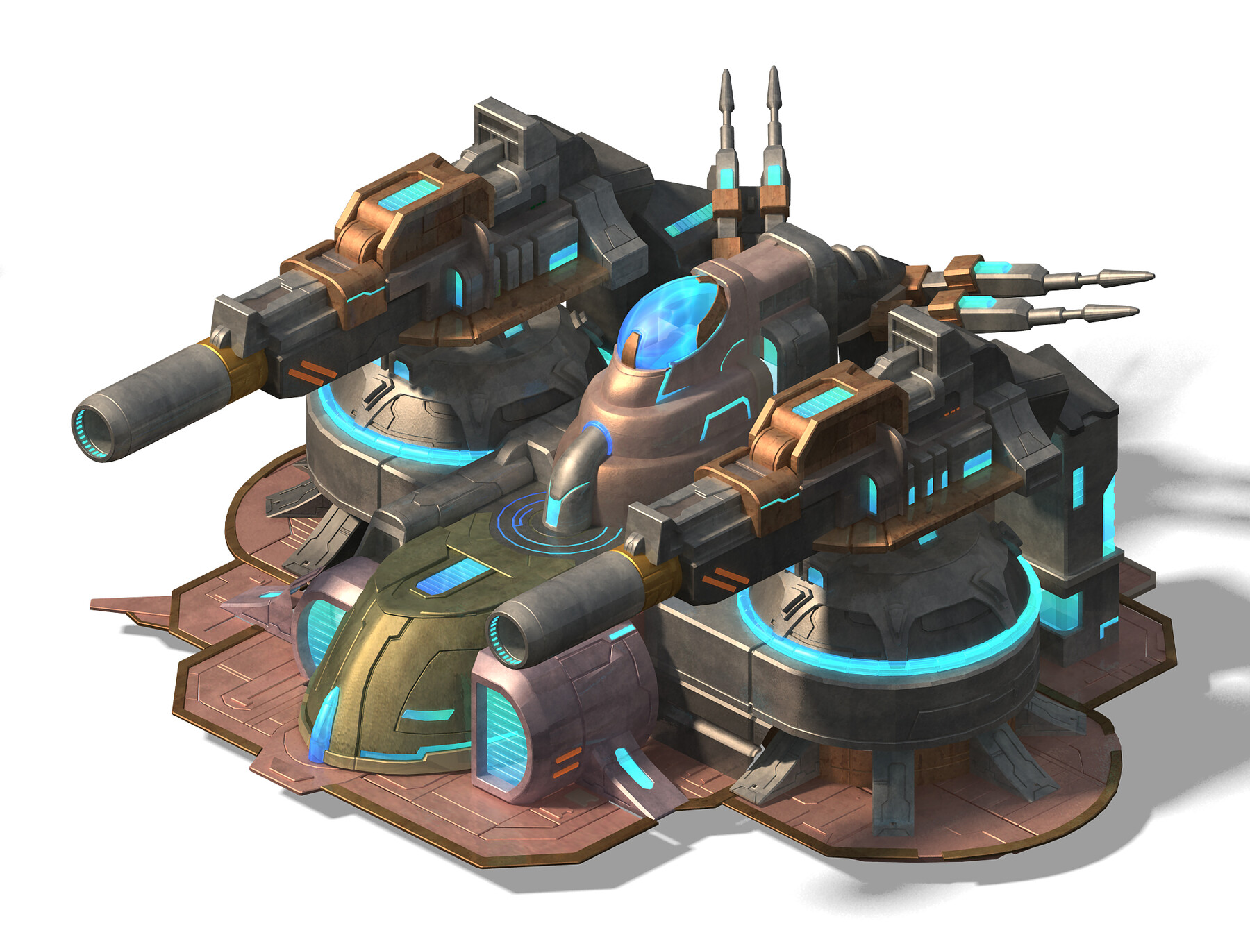 ArtStation - Spaceship - guardian turret 02 | Game Assets