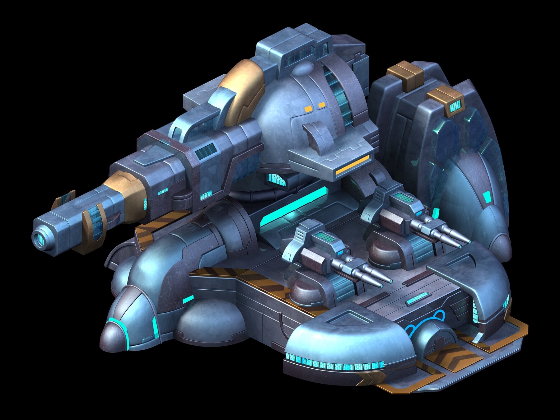 ArtStation - Spaceship - Guardian Fortress 05 | Game Assets