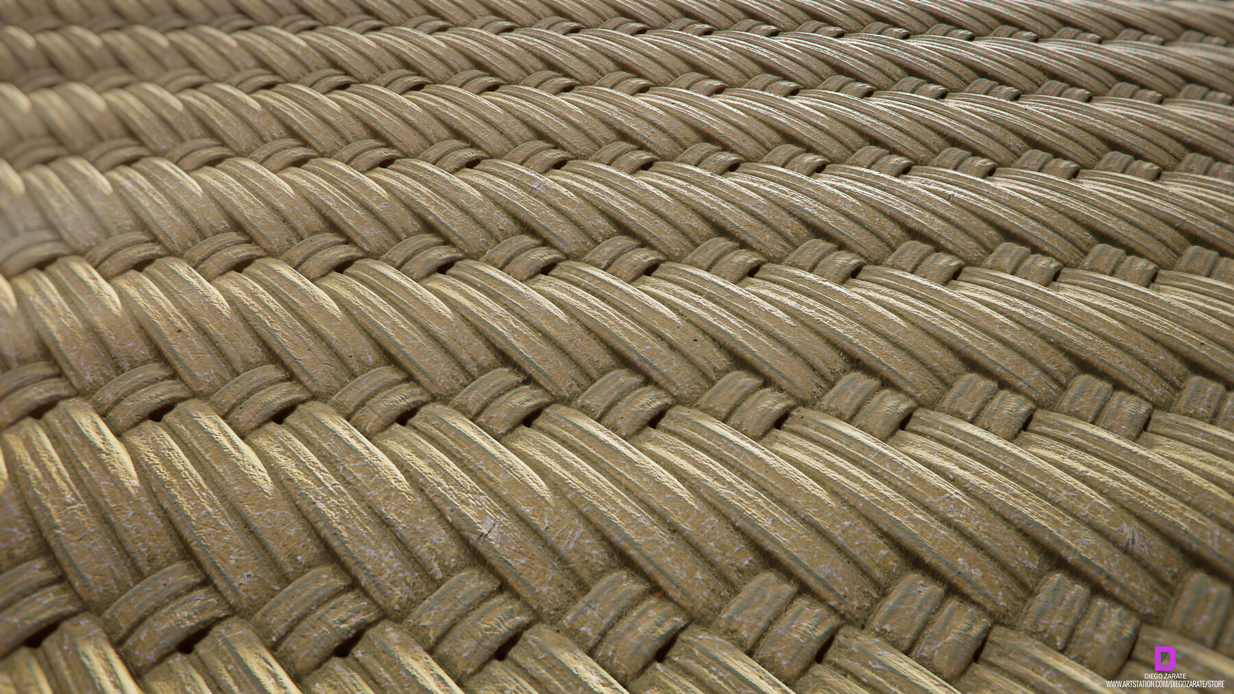 ArtStation - PBR - DRY PALM INTERWOVEN, HANDICRAFT - 4K MATERIAL | Game ...