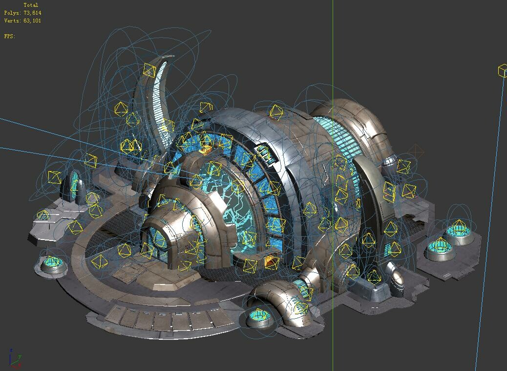 ArtStation - Hyperspace Laboratory 02 | Game Assets