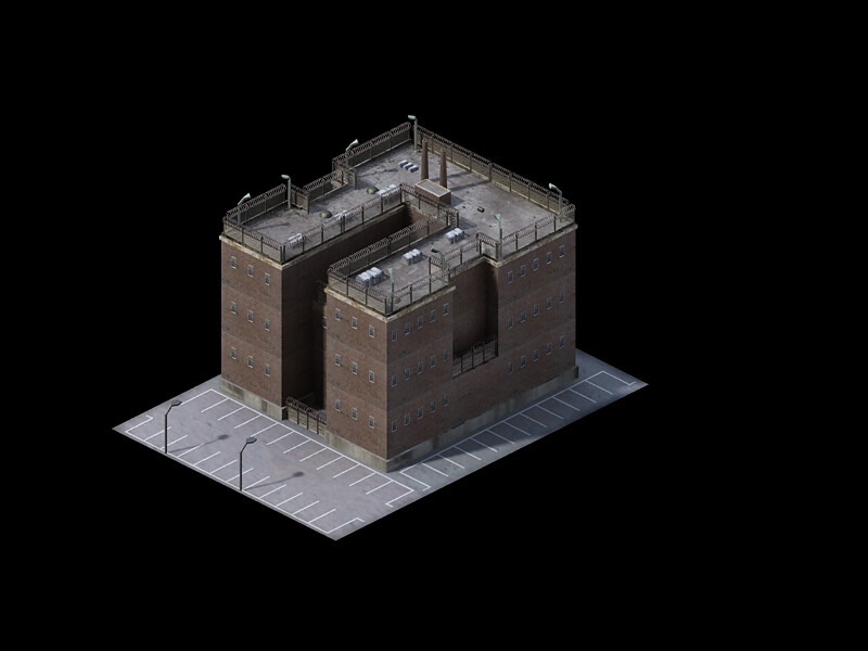 ArtStation - Different dimension - building 01 | Game Assets