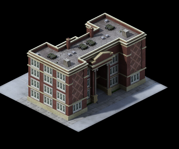 ArtStation - Heterogeneous - Building 03 | Game Assets