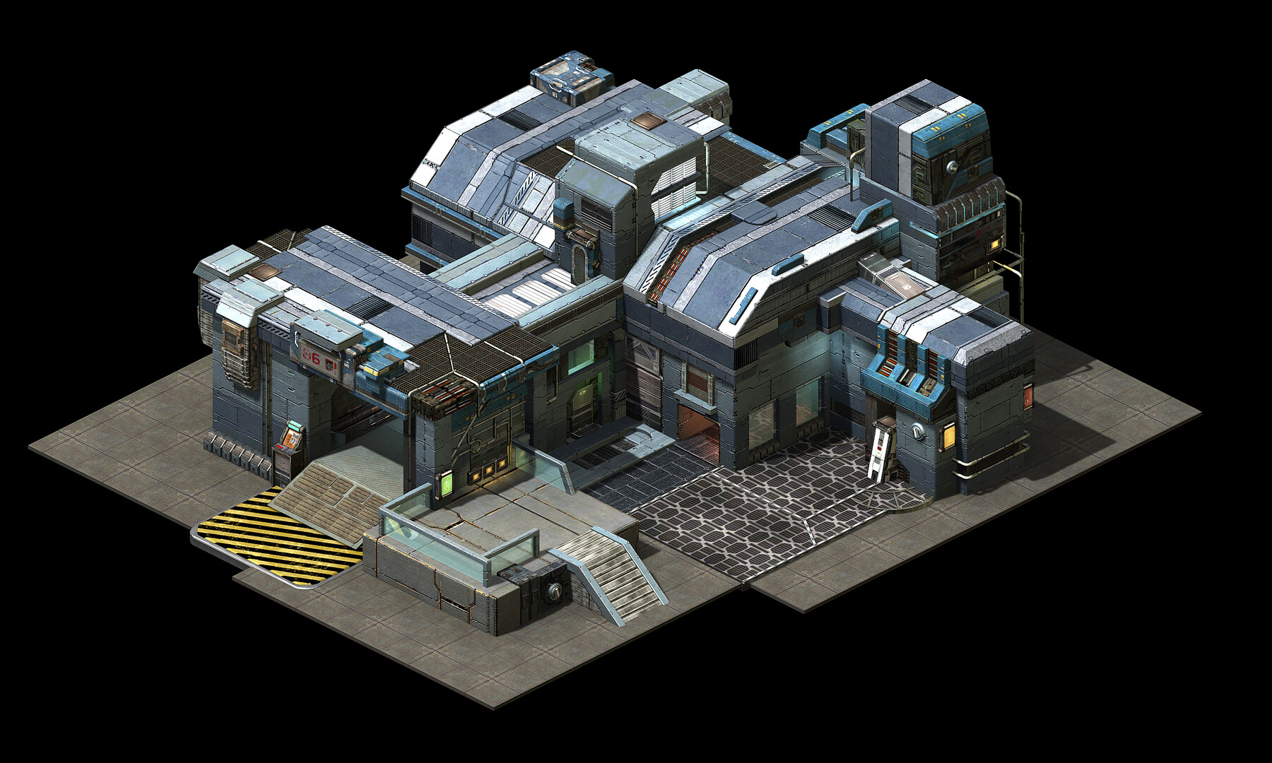 ArtStation - Heterogeneous - Building - Building B Building 01 | Game ...