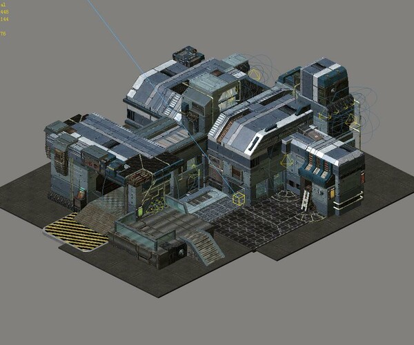 ArtStation - Heterogeneous - Building - Building B Building 01 | Game ...