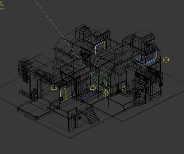 ArtStation - Heterogeneous - Building - Building B Building 02 | Game ...