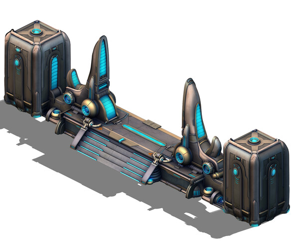 ArtStation - Different dimension - architecture - city gate | Game Assets