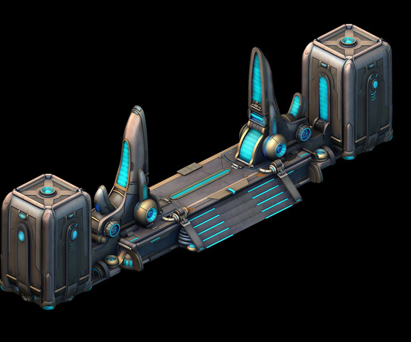 ArtStation - Different dimension - architecture - city gate | Game Assets