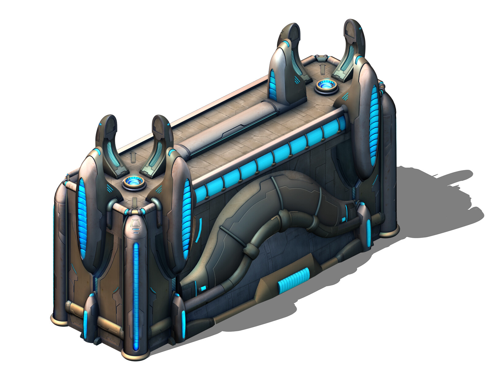 ArtStation - Different dimension - building - city wall 06 | Game Assets