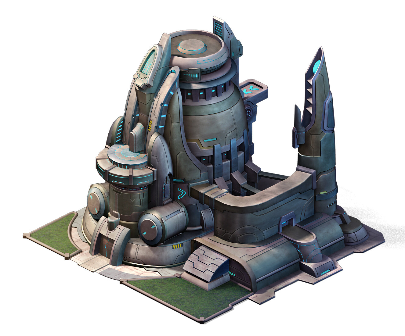 ArtStation - Heterogeneous - Building - Energy Storage Field 03 | Game ...