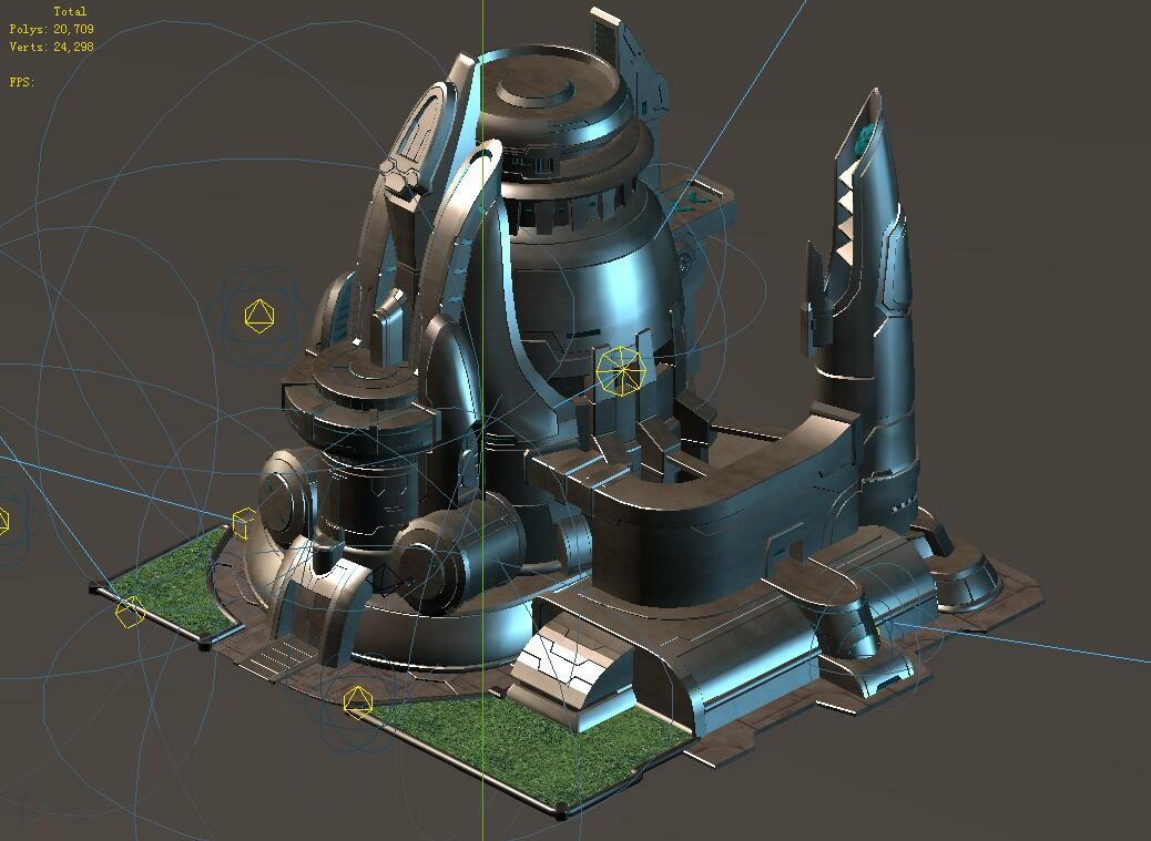 ArtStation - Heterogeneous - Building - Energy Storage Field 03 | Game ...