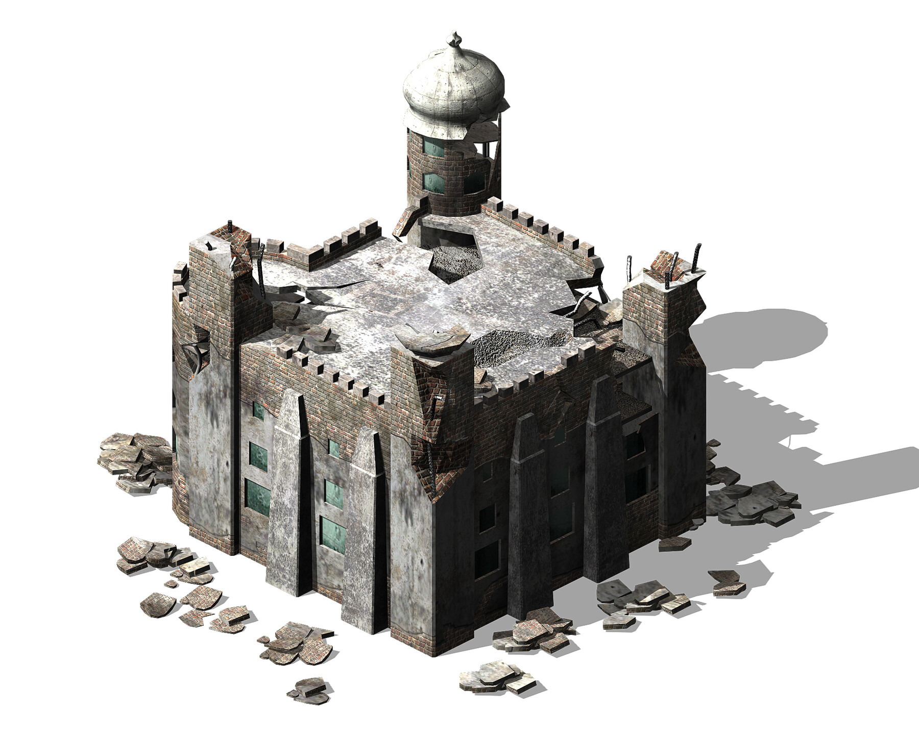 ArtStation - Different dimension - architecture - ruins 01 | Game Assets