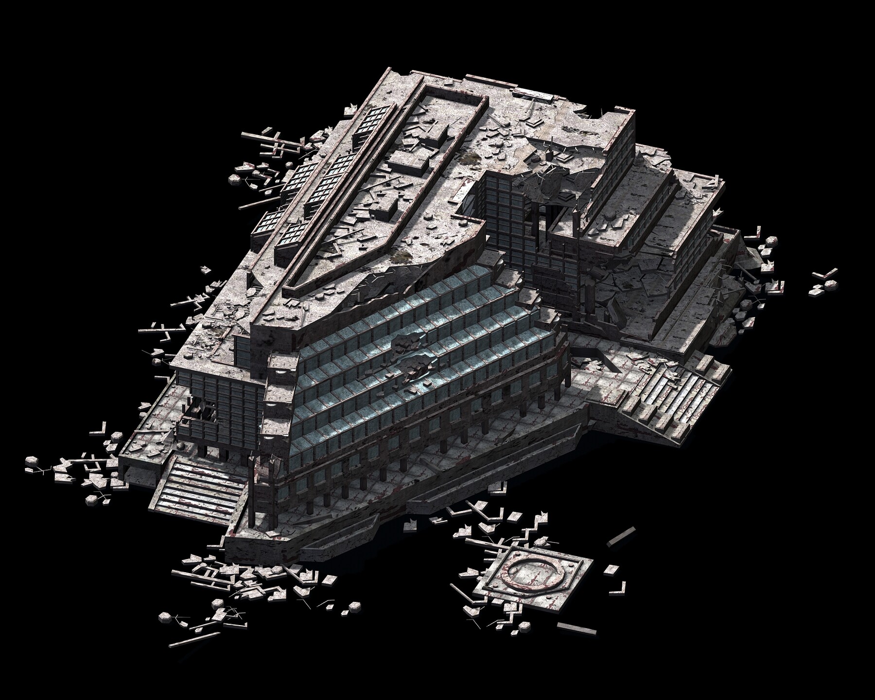 ArtStation - Different dimension - architecture - ruins 02 | Game Assets