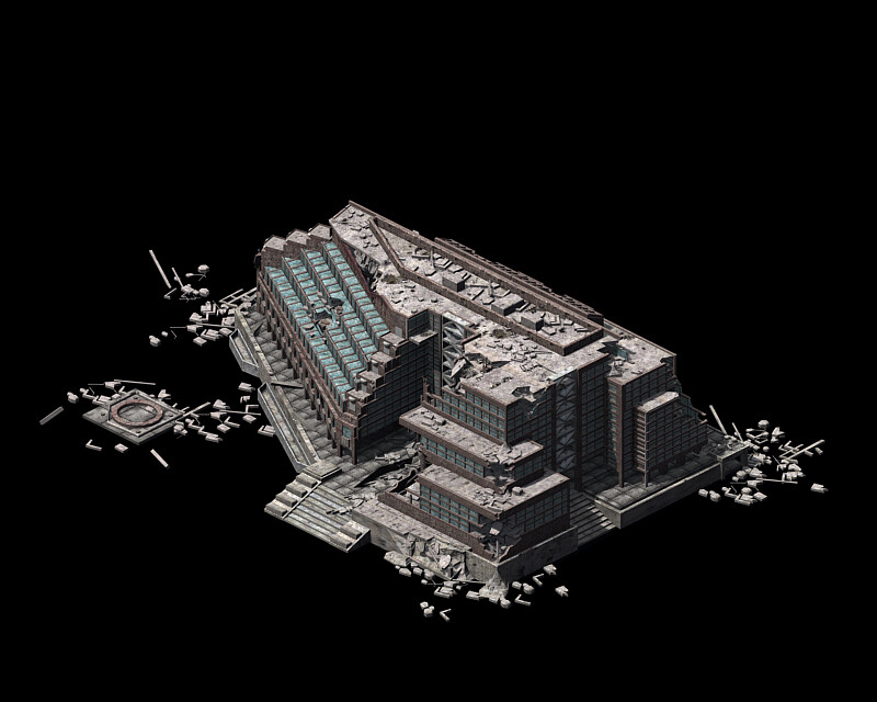 ArtStation - Different dimension - architecture - ruins 02 | Game Assets