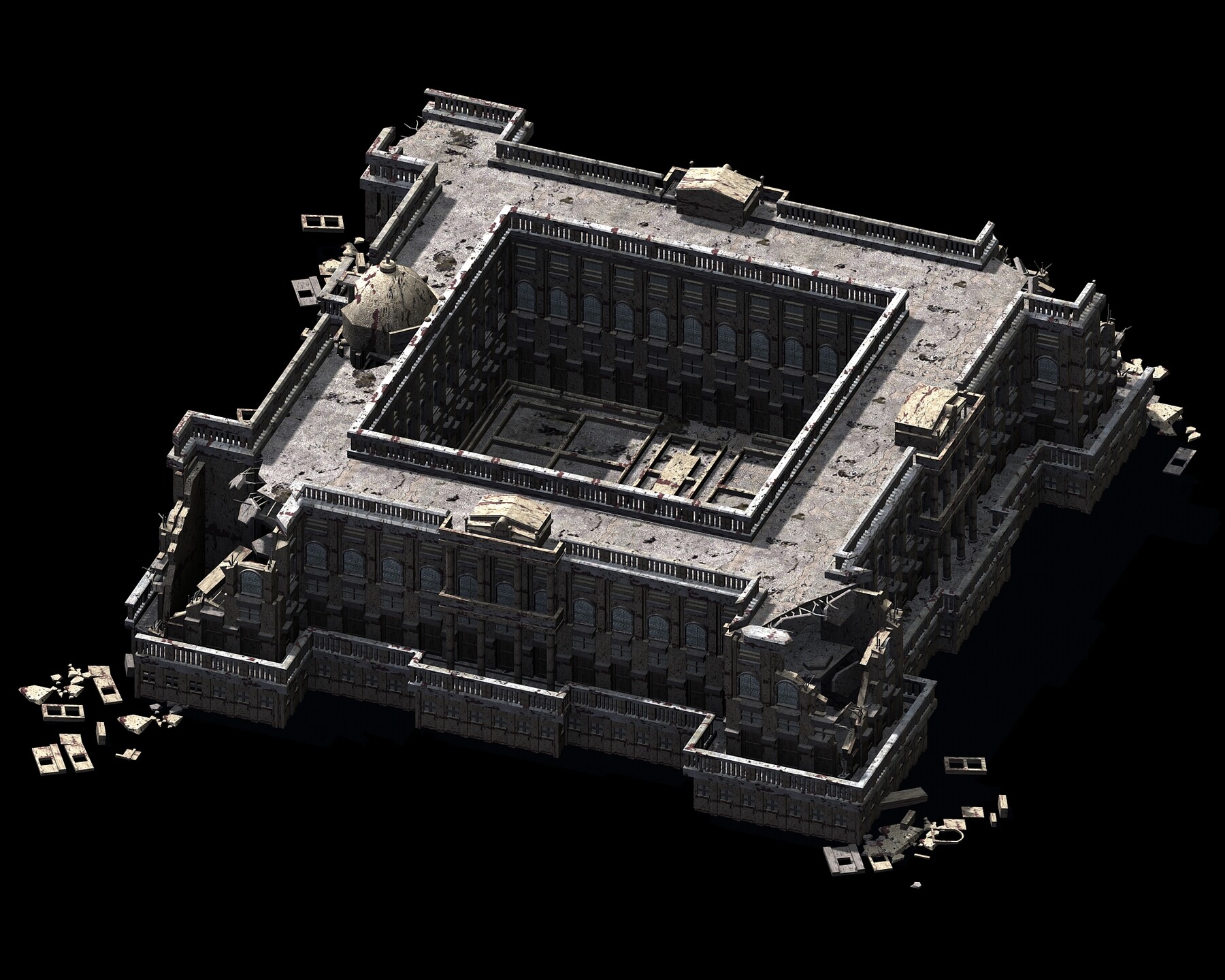 ArtStation - Different dimension - architecture - ruins 03 | Game Assets