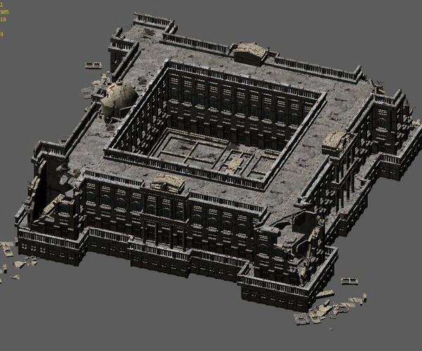 ArtStation - Different dimension - architecture - ruins 03 | Game Assets