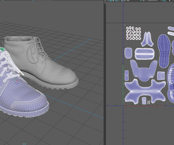ArtStation - Realistic Boots | Resources