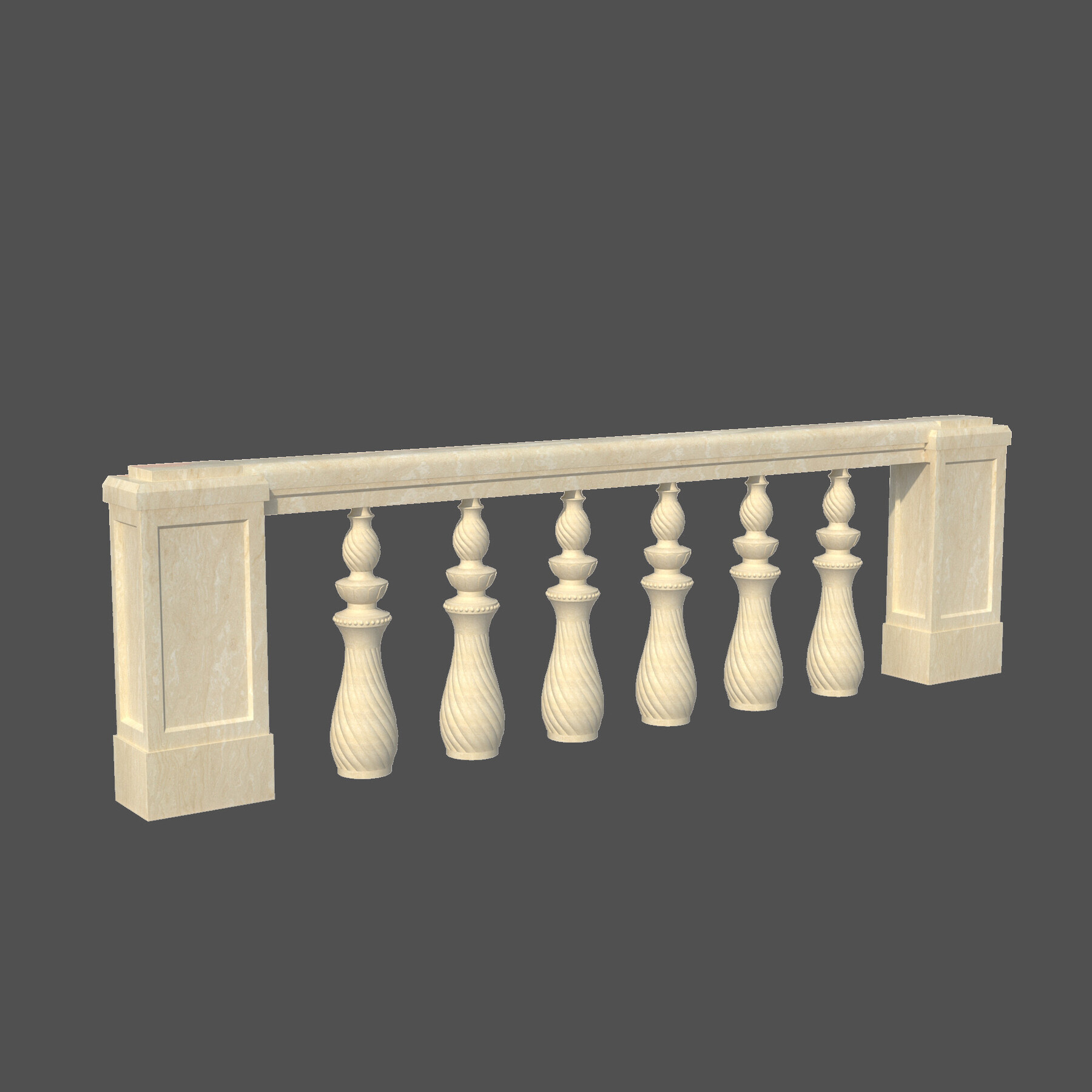 ArtStation - classic handrail | Resources