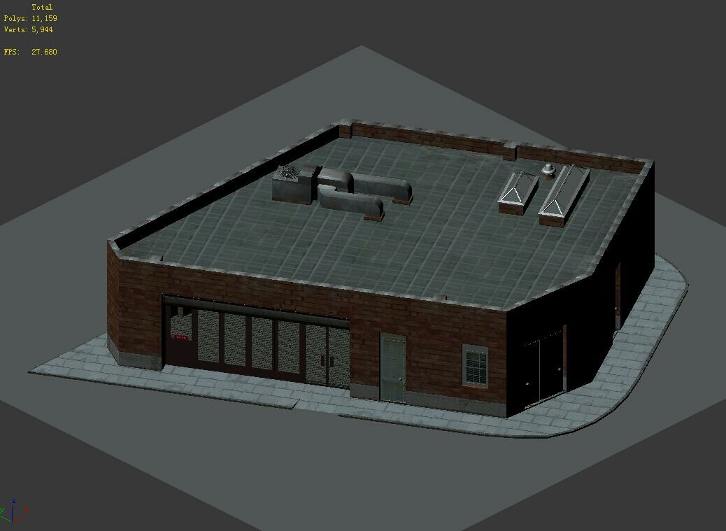 Artstation Heterogeneous Architecture Building 01 Game Assets