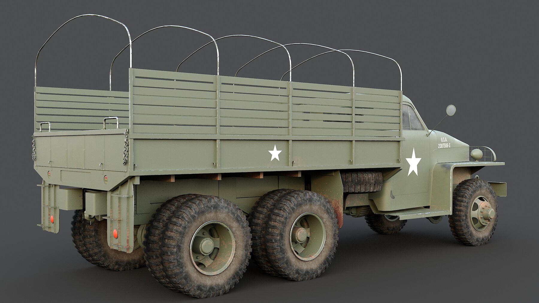 ArtStation - Studebaker US6 military truck us army | Resources