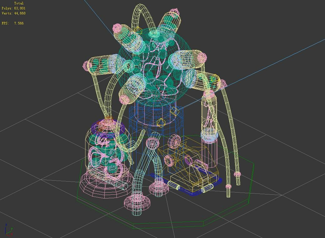 ArtStation - Machinery - Spacecraft - Functional Objects 09 | Game Assets