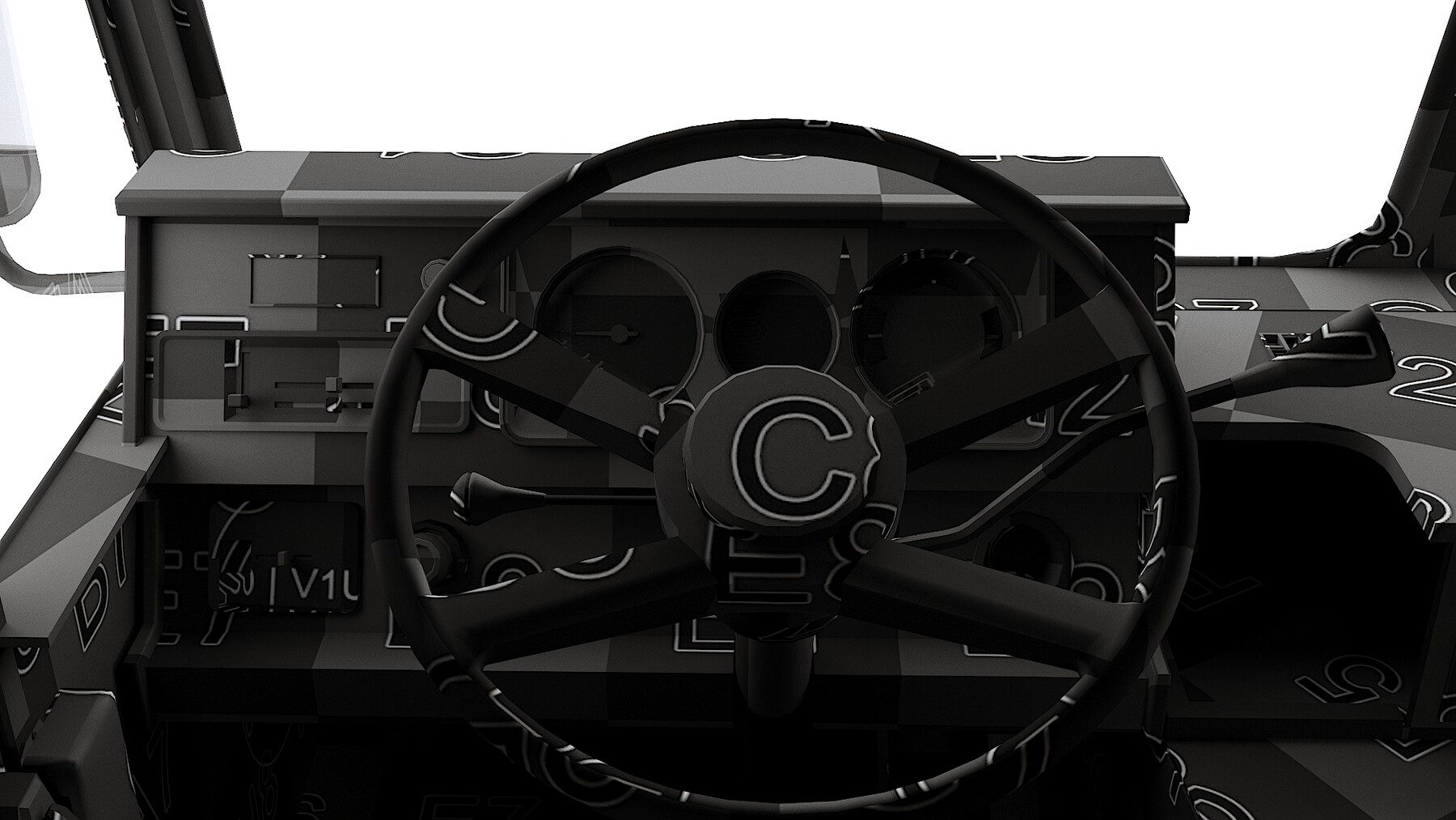 ArtStation - Chevrolet P30 step van Red 1980s | Resources